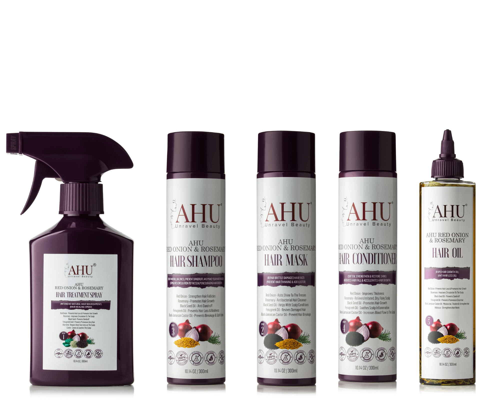 AHU Hair Growth Bundle – AHU CARE