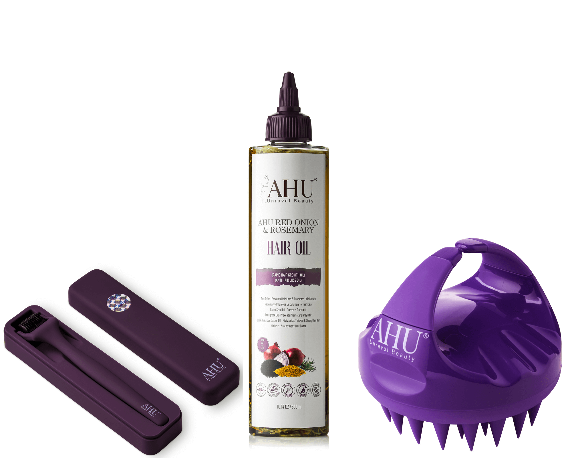 AHU Hair Growth Oil Bundle – AHU CARE